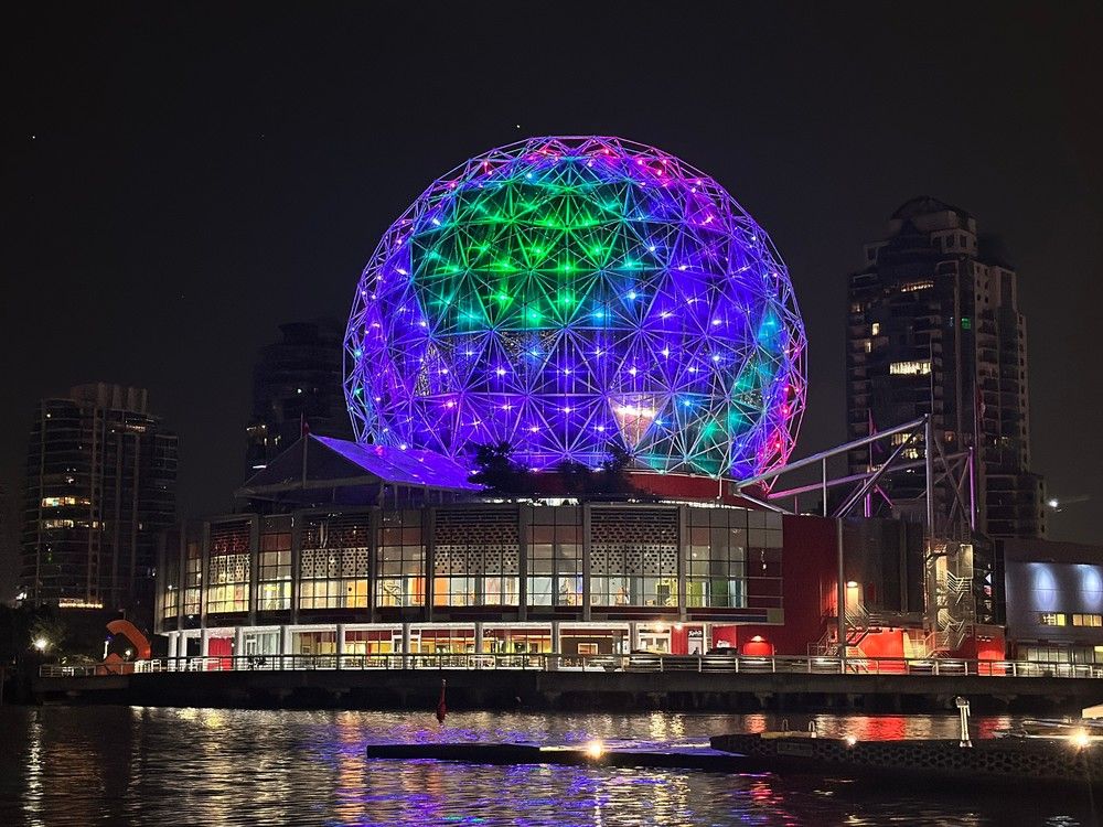 Science World's dome to light up night sky once again in Vancouver ...