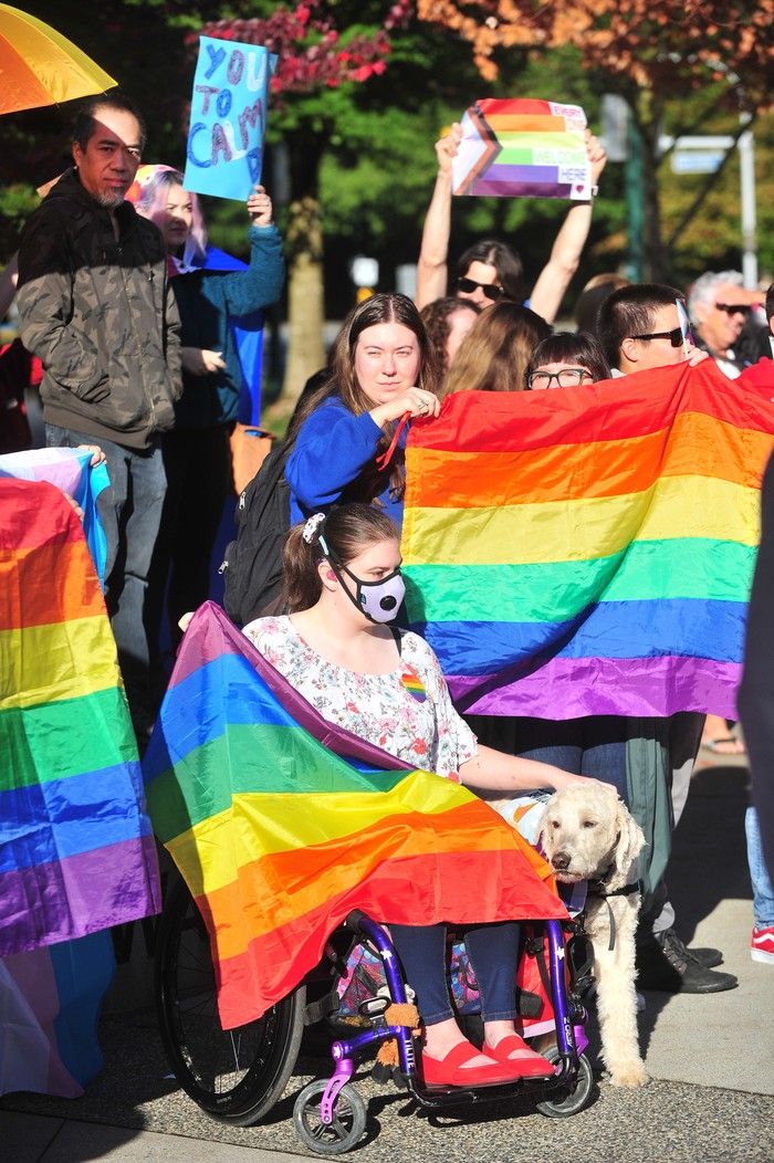 Several arrests in B.C. at duelling SOGI protests | Vancouver Sun