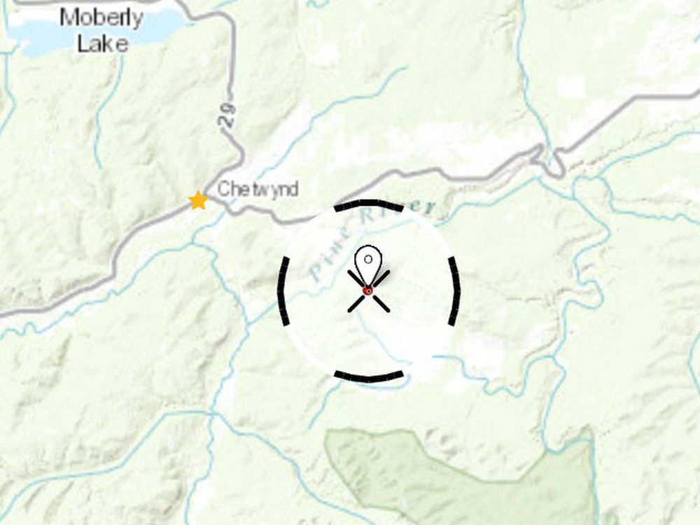 Lightning-sparked wildfire burning near Chetwynd | Vancouver Sun