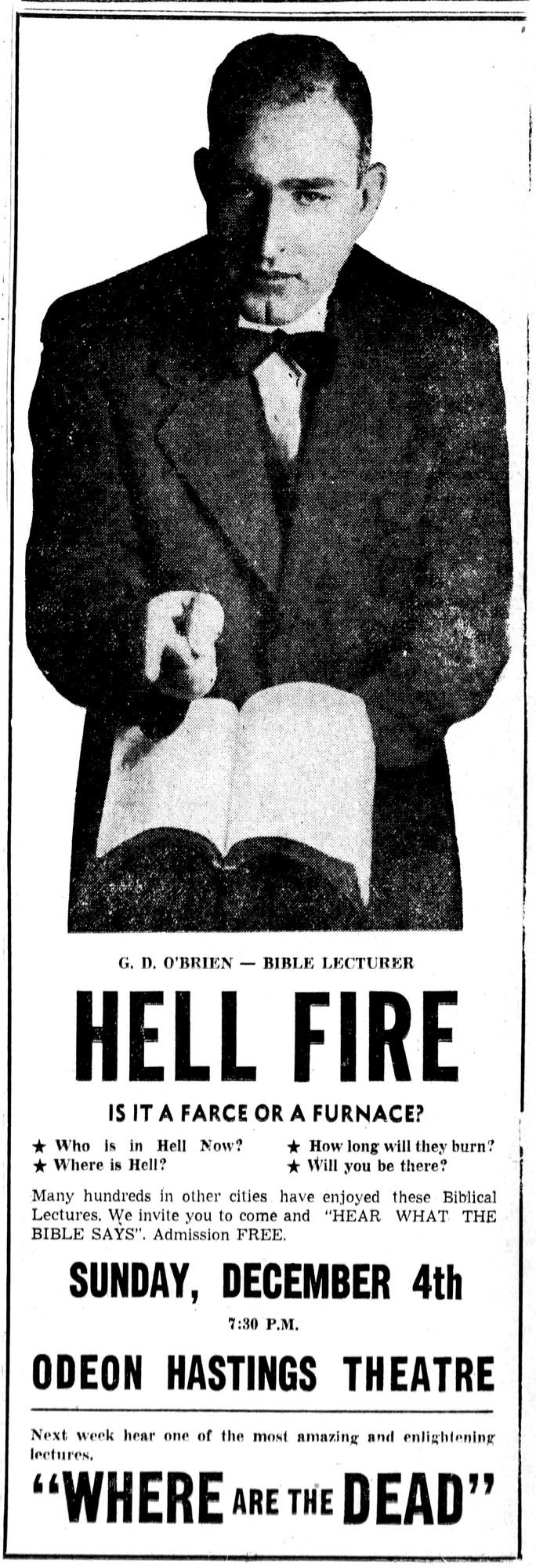 Fiery evangelist lectures Vancouverites on heaven, hell and armageddon ...
