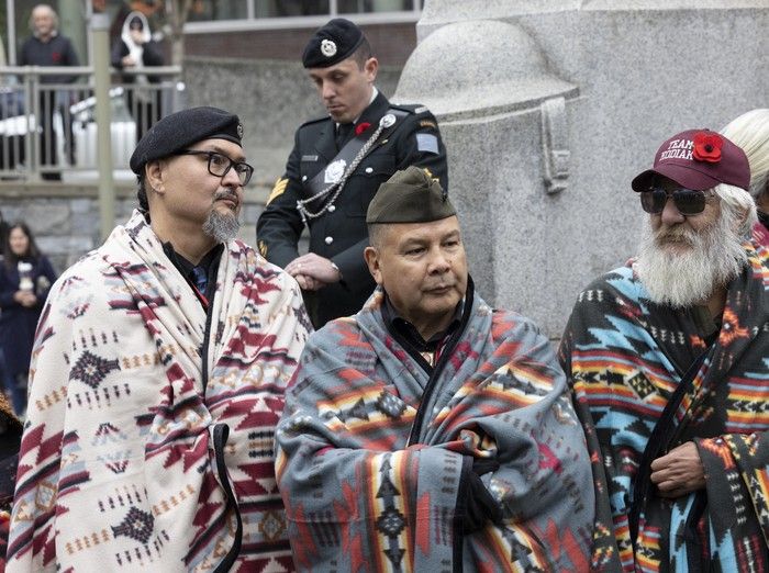Photos: Sacrifices of Indigenous veterans honoured at Vancouver's ...