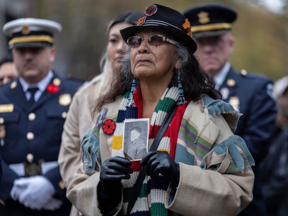 Photos: Sacrifices of Indigenous veterans honoured at Vancouver's ...