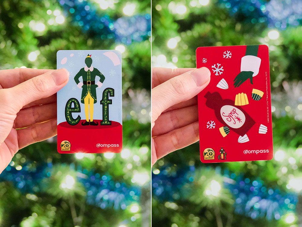 Elf-themed Compass cards go on sale Wednesday: TransLink | Vancouver Sun