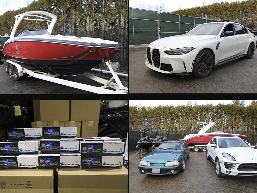 B.C. anti-gang unit seizes big haul of drugs, contraband tobacco, guns ...