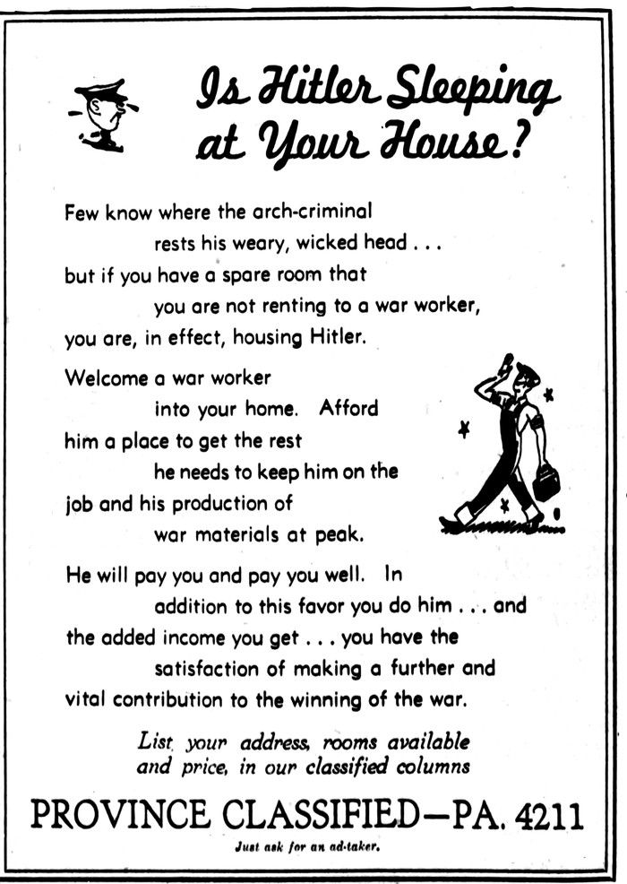 This Day in History, 1943: Companies fight Hitler with imaginative ads ...