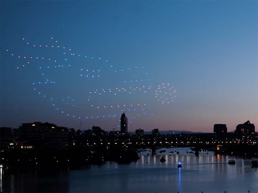 Video: First Vancouver public drone show at the Dragon Boat Festival ...
