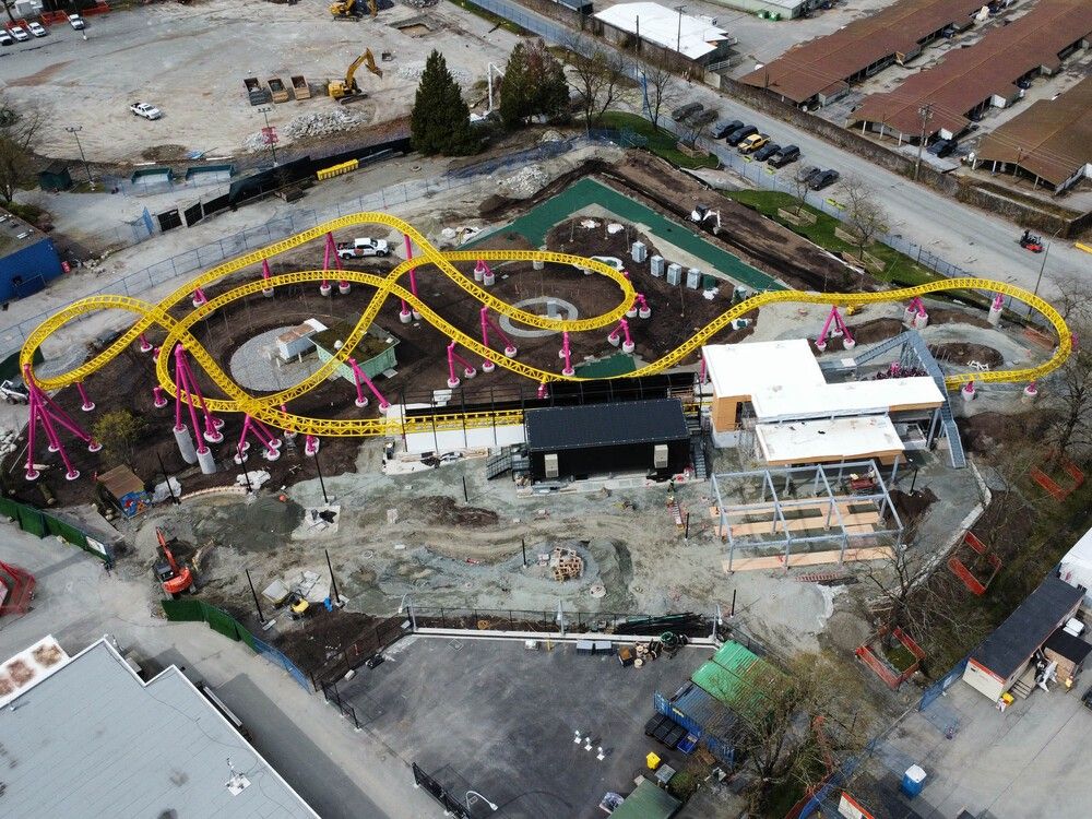 Playland's newest roller coaster ThunderVolt is ready to launch ...