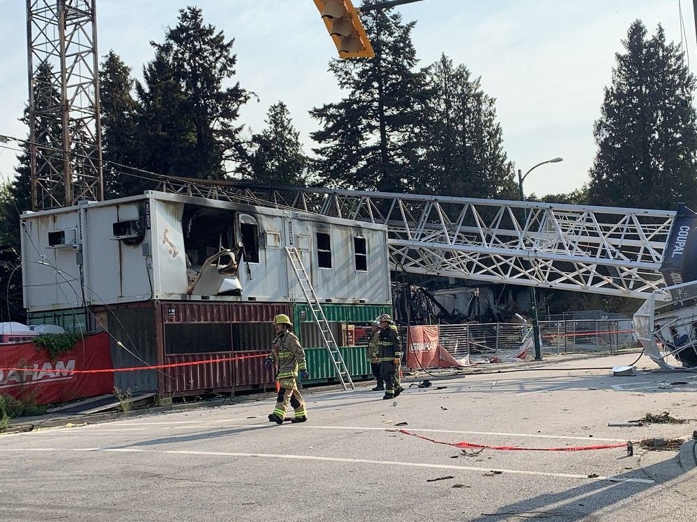 Clean up begins at site of Tuesday's construction fire in Vancouver ...