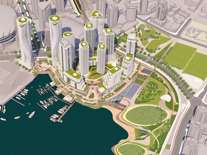 Vancouver real estate: Concord Pacific's 12-tower plan for False Creek ...
