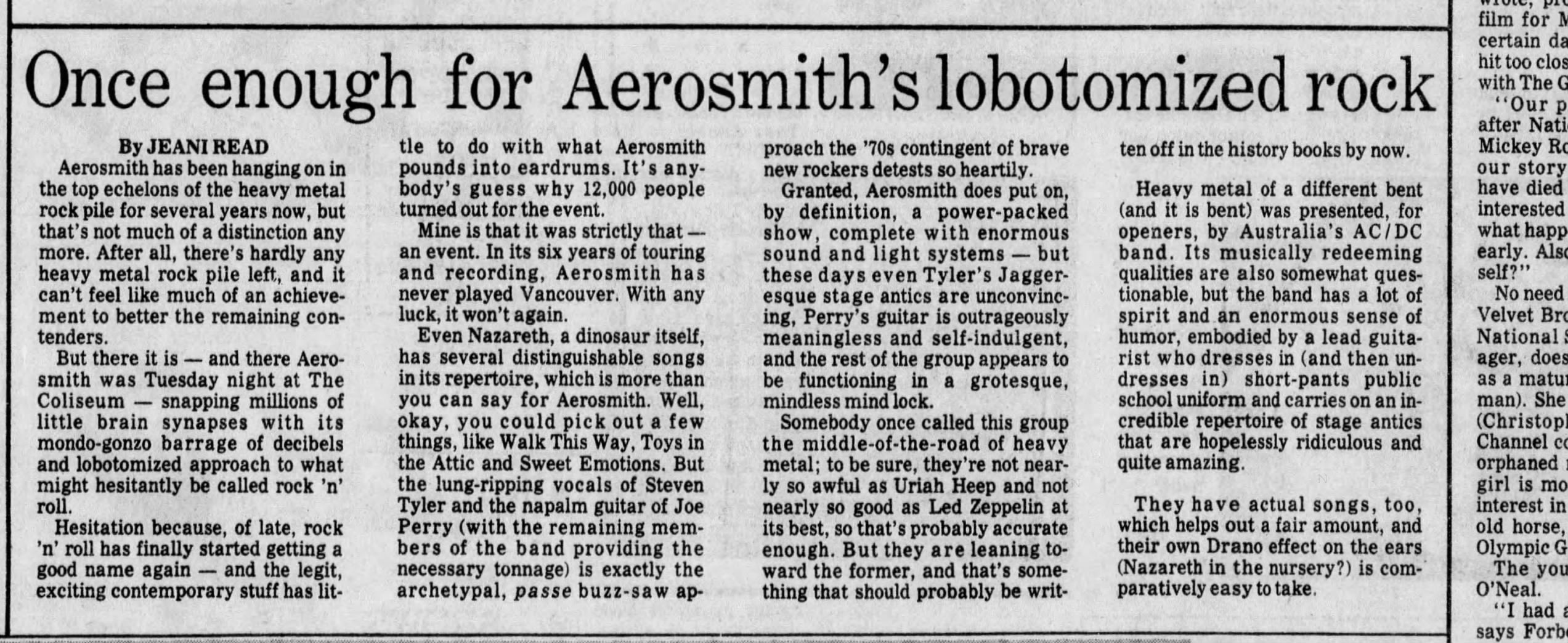 AC/DC in Vancouver: Check out the band's high-voltage history in B.C ...