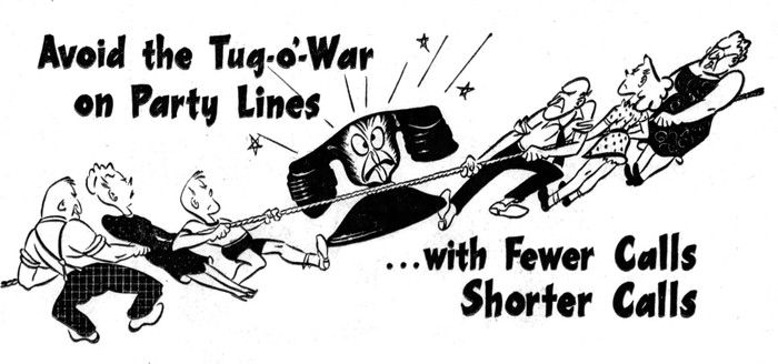This Week in History, 1948: Families tug-o-war over phone party lines ...