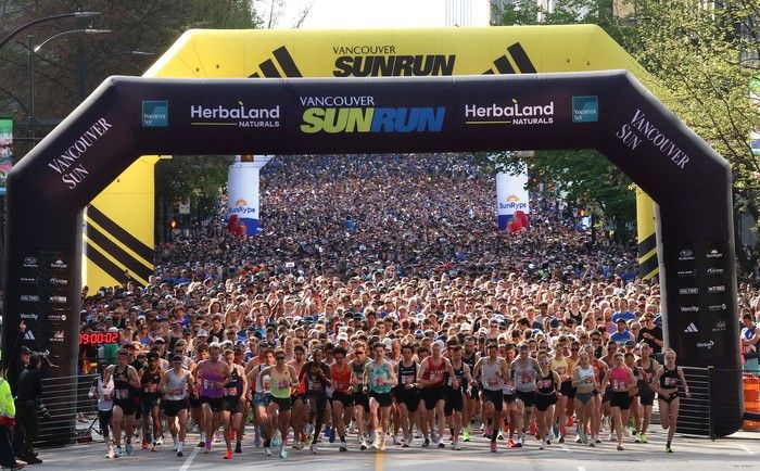 Photos: Tens of thousands join together in Vancouver Sun Run 2025 ...