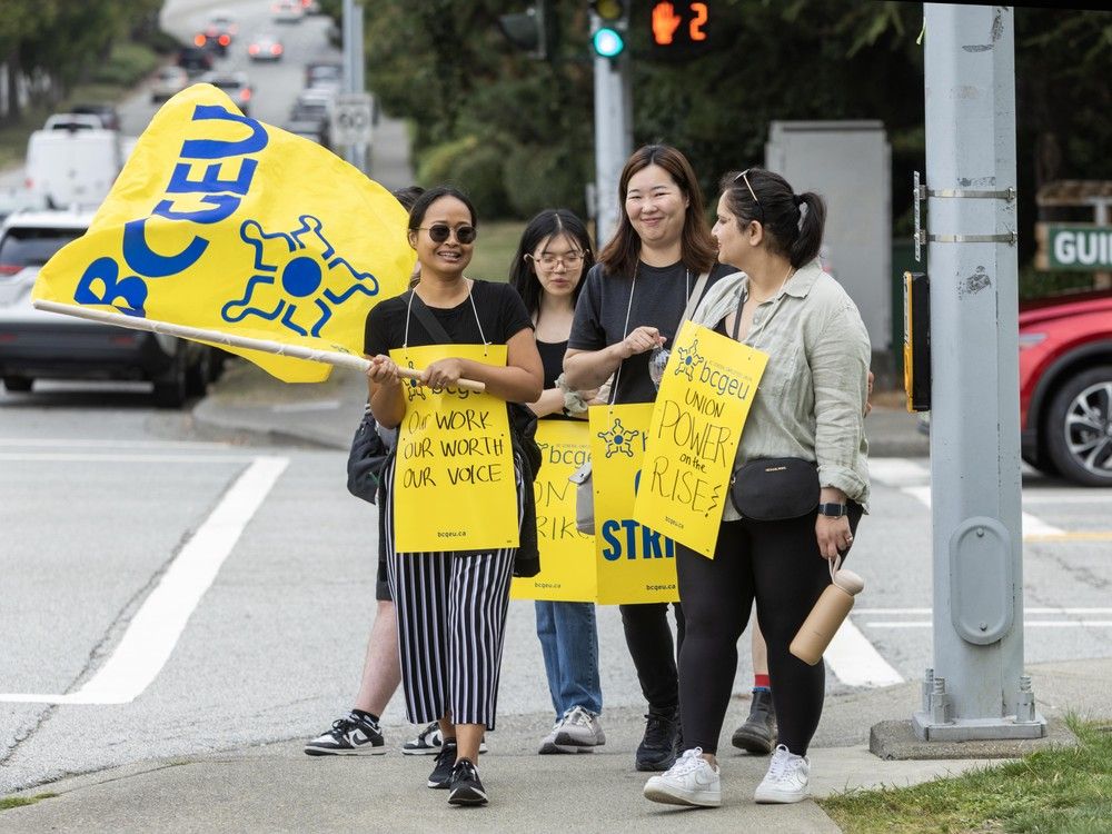 BCGEU to expand picket lines; B.C. government unveils its last offer ...