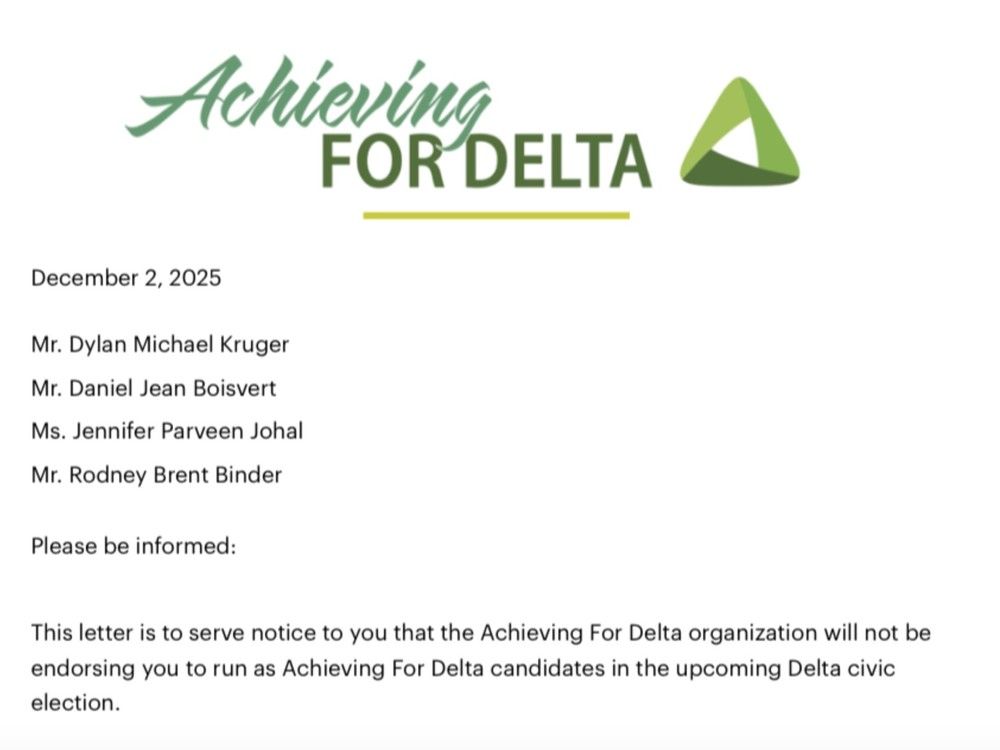 Delta mayor George Harvie kicks four councillors out of his political ...