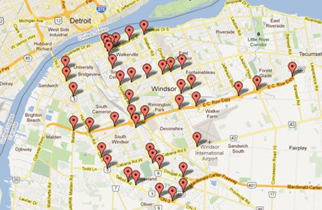 City of Windsor traffic cameras mapped | Windsor Star