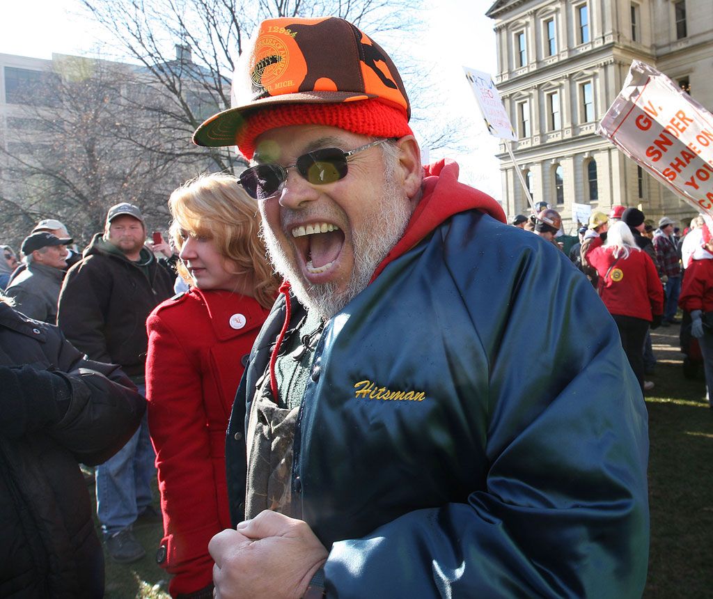 Photos: CAW Joins Right To Work Protest In Lansing | Windsor Star