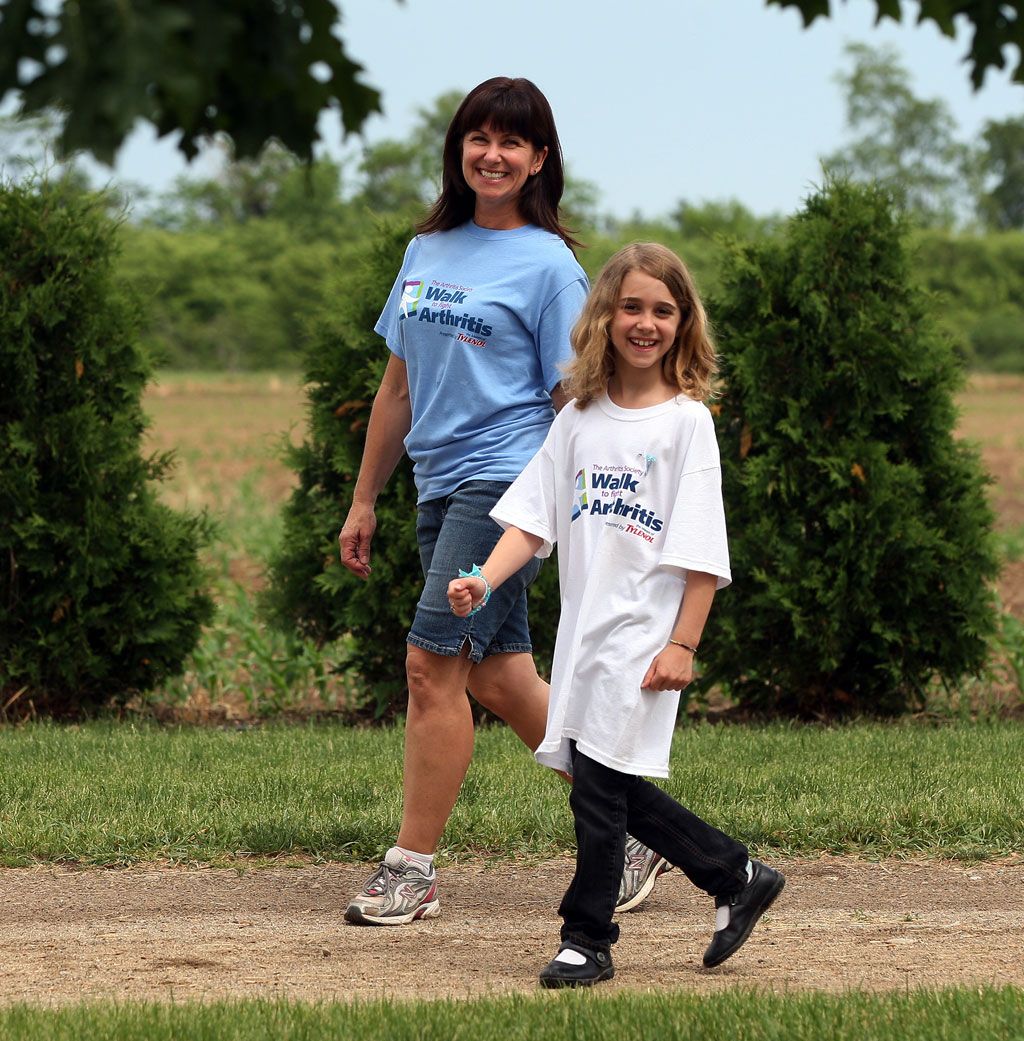 Determined Clairissa and her Cavalry walking to fight arthritis (With ...