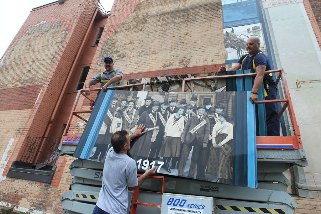 Giant Windsor Star murals await new downtown homes (with video ...
