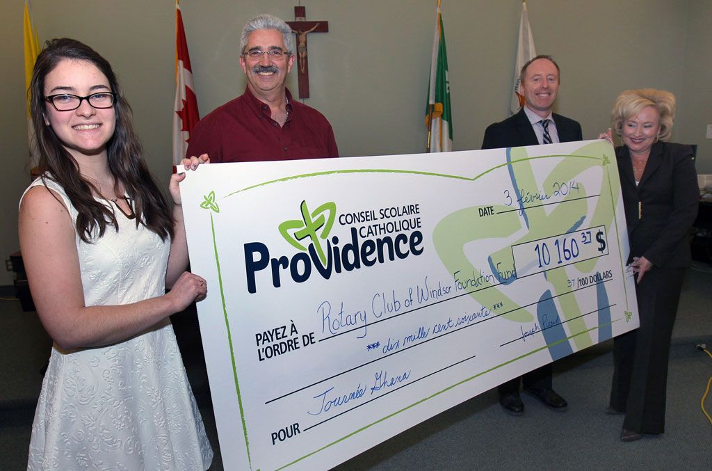 Cheque for more than $10K handed over to Ghana-bound Rotarian | Windsor ...