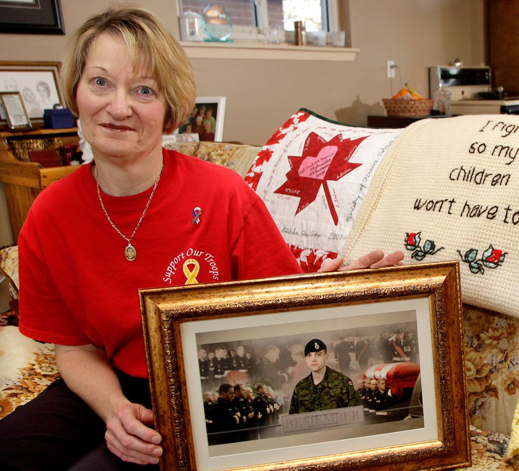 Wear red on Friday's Day of Honour -- slain soldier's mom | Windsor Star