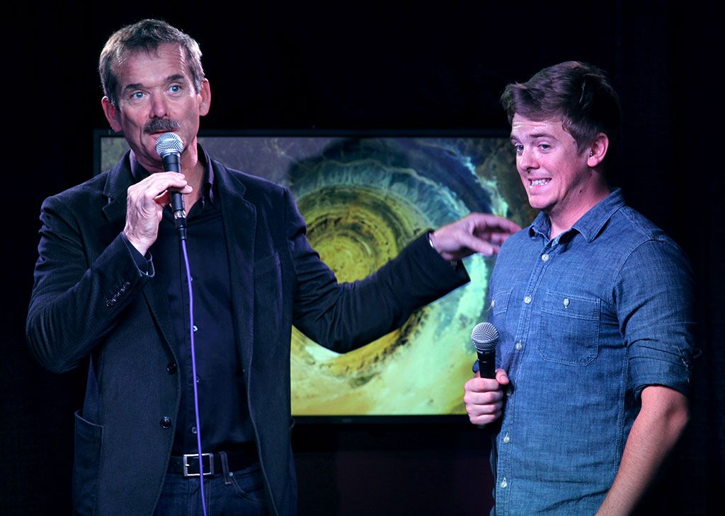 Live At 10: Astronaut Chris Hadfield At The Windsor Star News Cafe ...