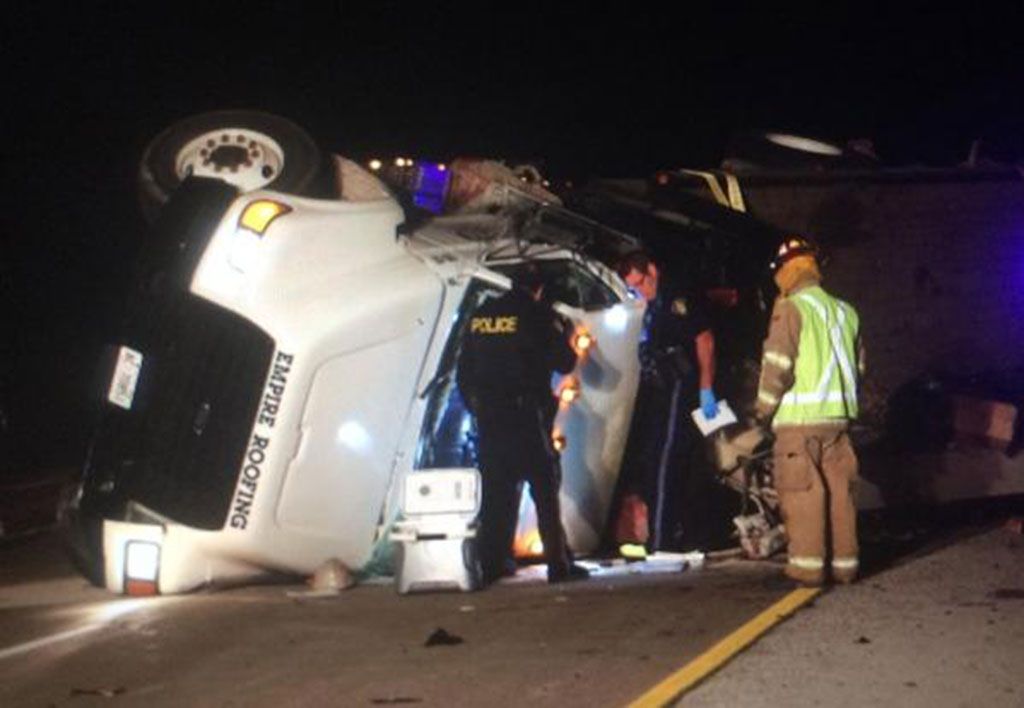 One motorist sent to hospital following Highway 401 crash in Lakeshore ...