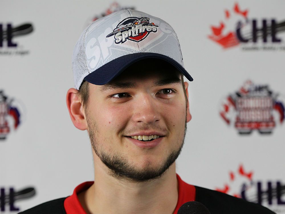 Spits centre Logan Brown suspended five games for hit on Owen Sound ...