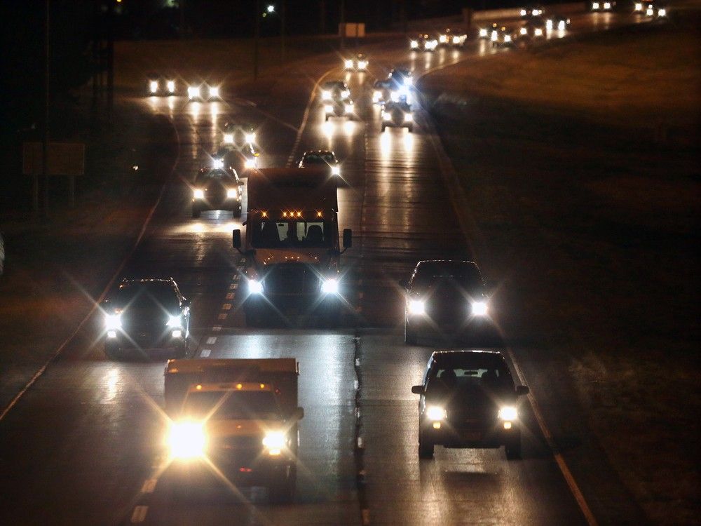 Collision closes E.C. Row off ramp; police search for damaged SUV ...