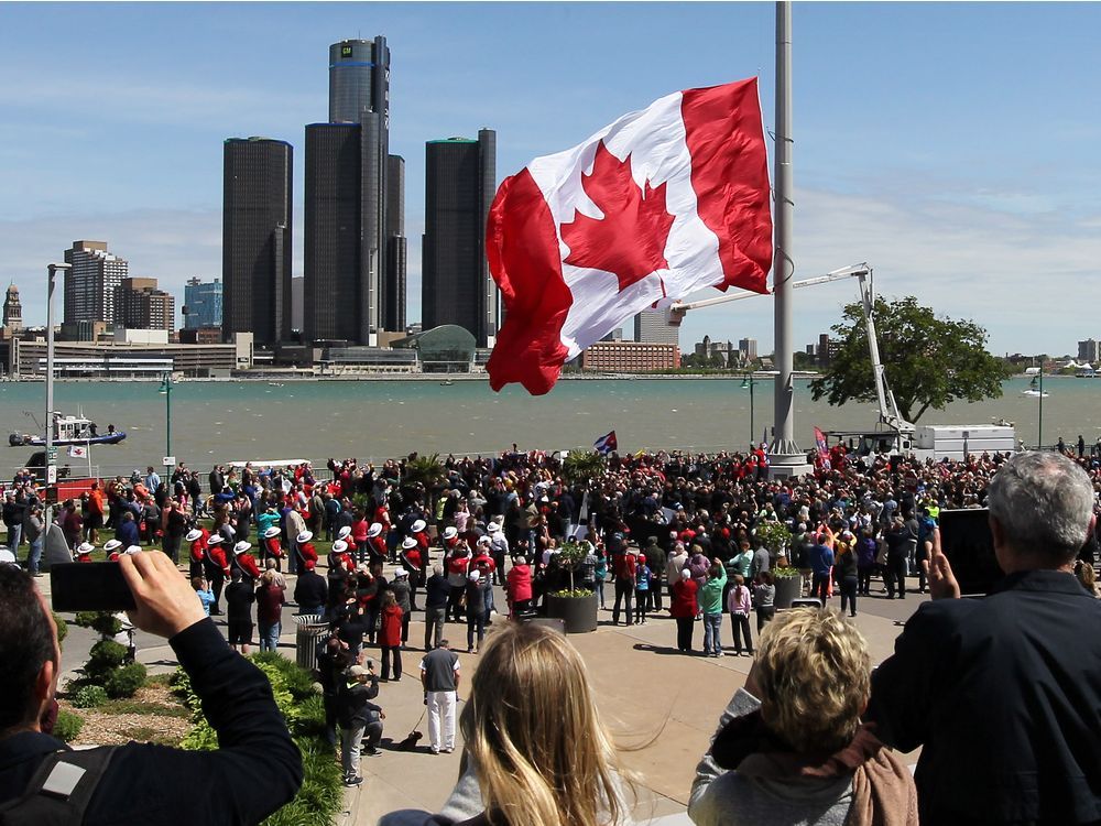 Project complete: Great Canadian flag raising videos and images ...