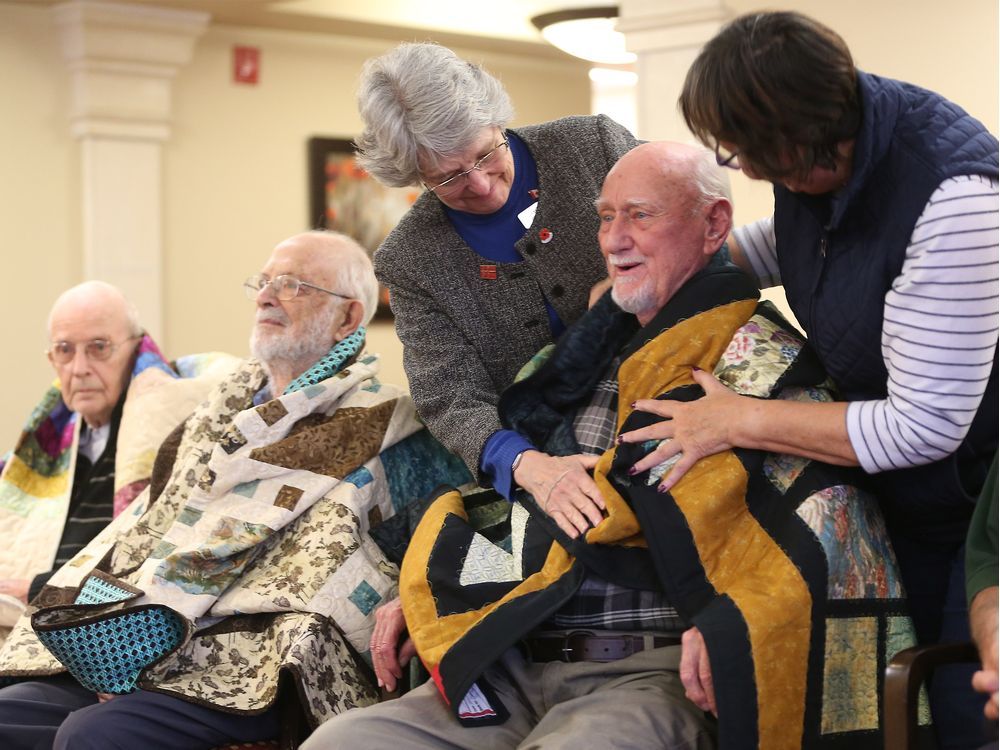 'I'd do it again.' Veterans thanked for service with Quilts of Valour ...