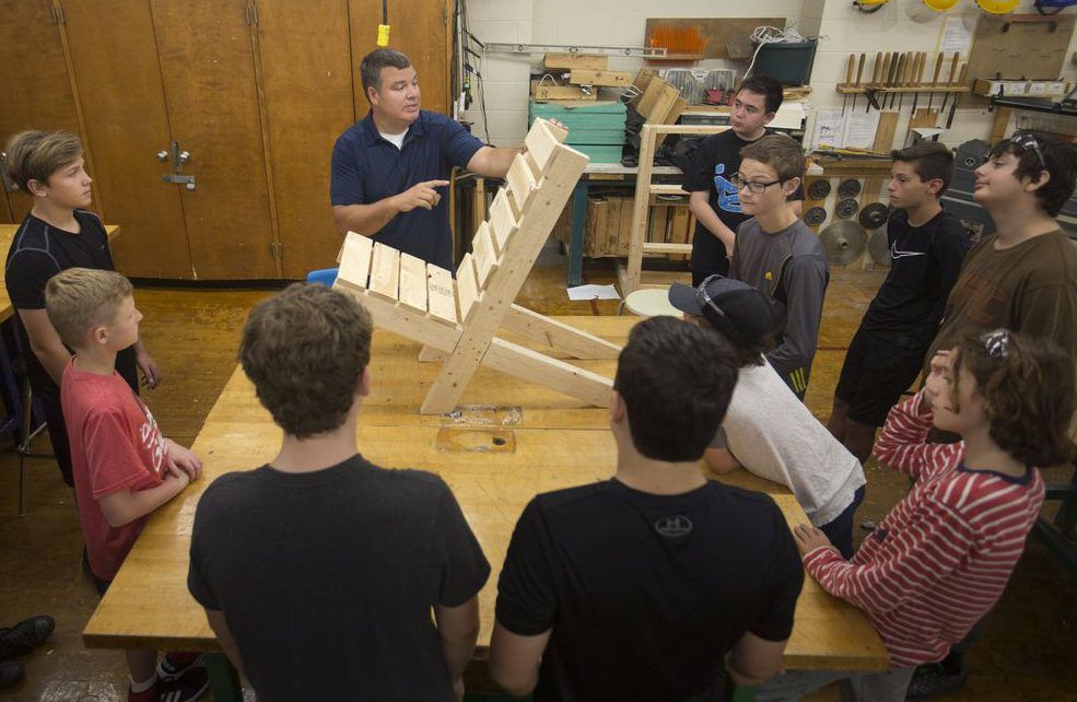 Kids wield tools at free skilled trades camp at Herman Academy ...