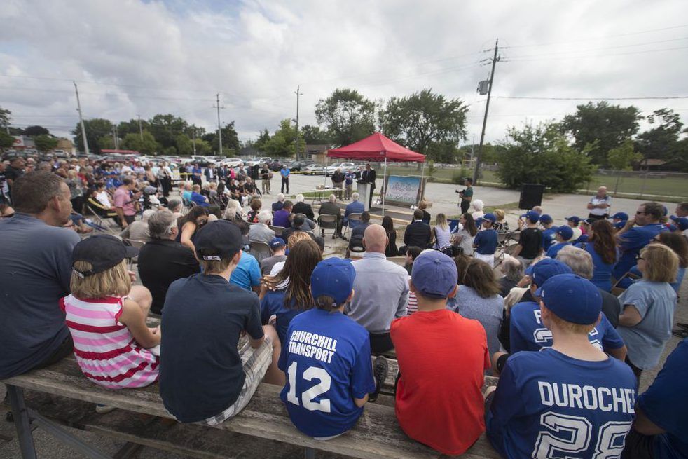 Groundbreaking held for Riverside 'field of dreams' | Windsor Star