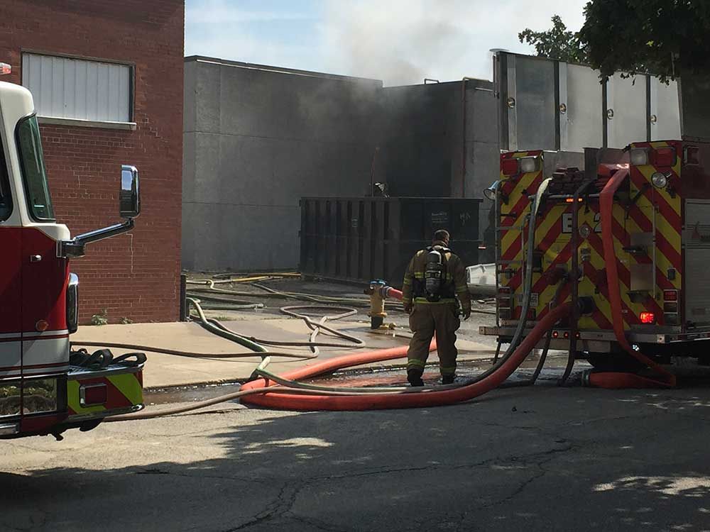 Fire at commercial building in Walkerville | Windsor Star