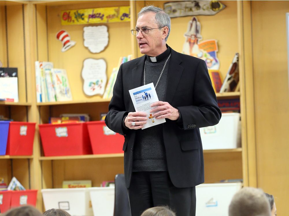Photos: Bishop Fabbro visits Belle River schools | Windsor Star