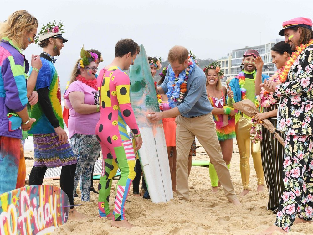 Tecumseh man enjoys royal fun on Aussie beach with Harry and Meghan ...