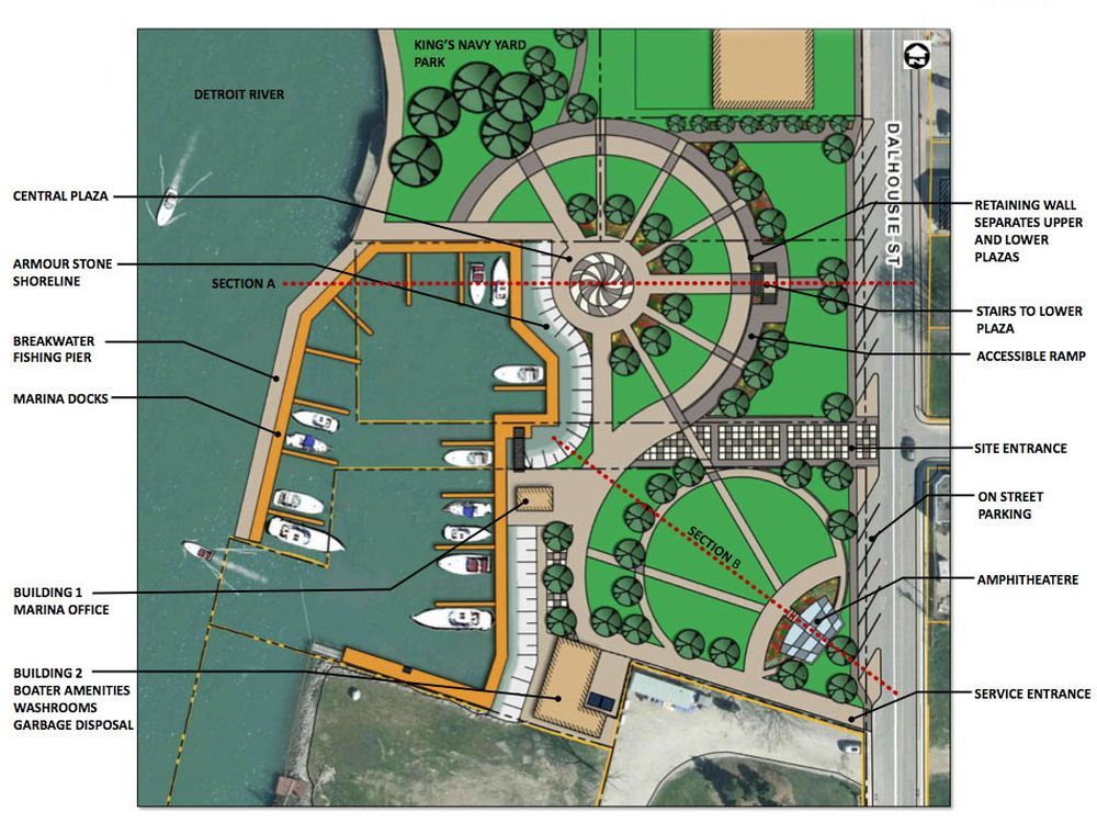 Latest concept drawings for Duffy's waterfront site | Windsor Star