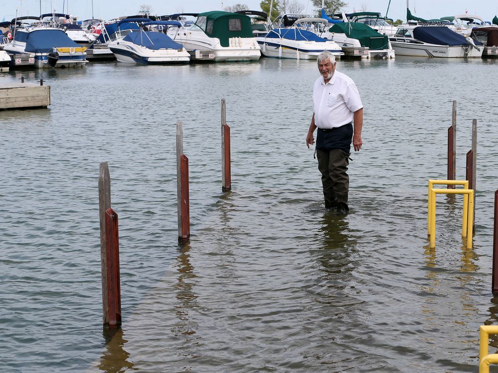 Lakeshore starts marina dock work after high water levels slow ramp ...