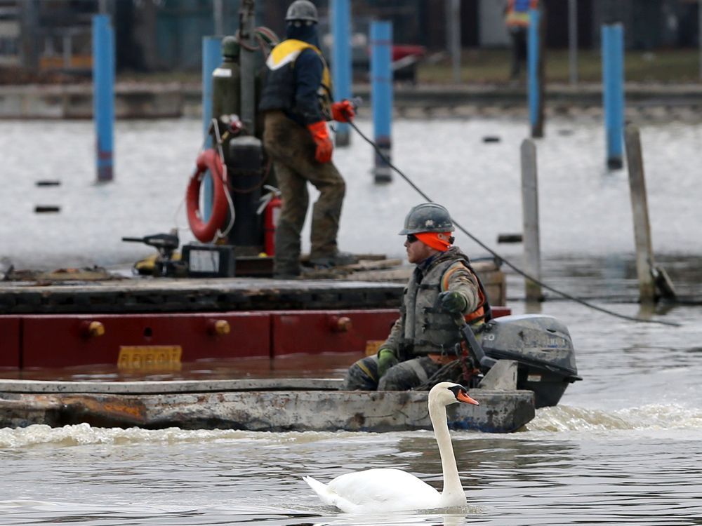 Photos: $5M dock replacement at Lakeview Park Marina | Windsor Star