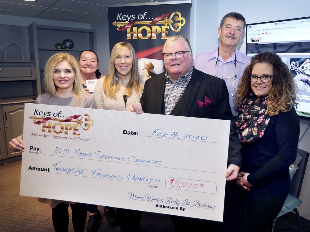 Photo: Manor Keys of Hope reward five local charities | Windsor Star