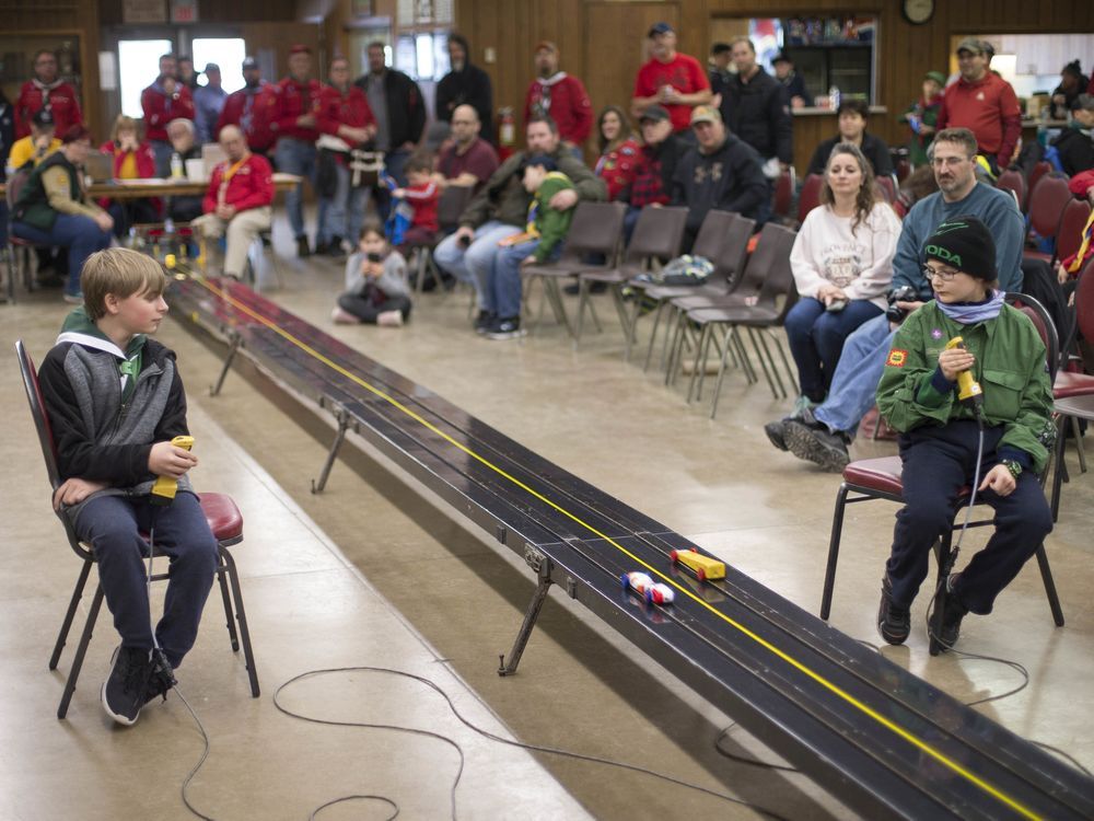 Photos: Scouts compete in Beaver Buggy racing in Harrow | Windsor Star