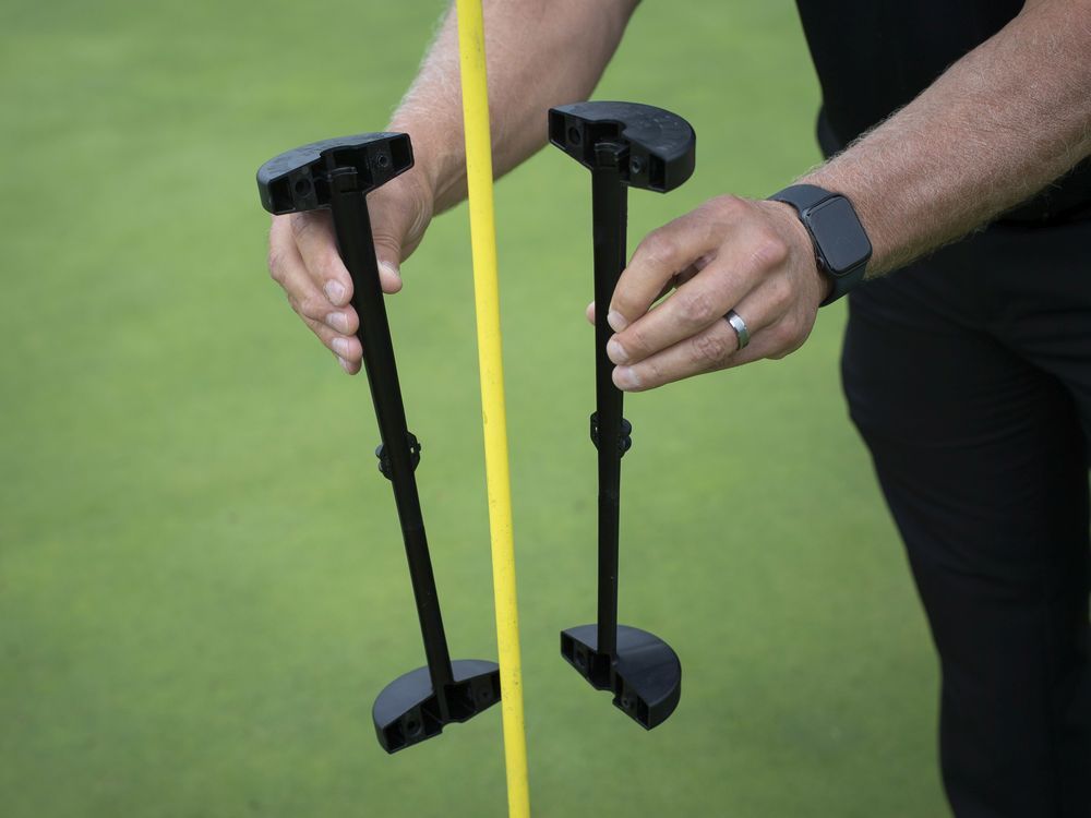 Two local inventors prefect touchless ball lift for golf courses ...