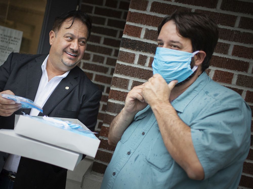 Photo: Iraqi group donates 1,000 masks for the homeless | Windsor Star