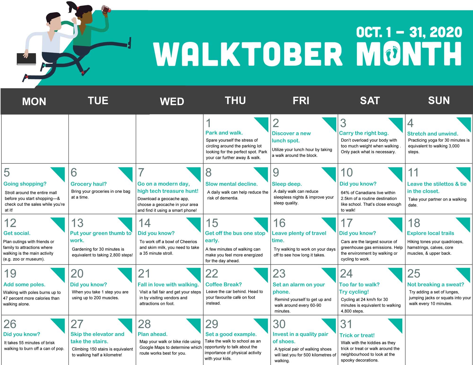 City of Windsor invites residents to take Walktober challenge | Windsor ...
