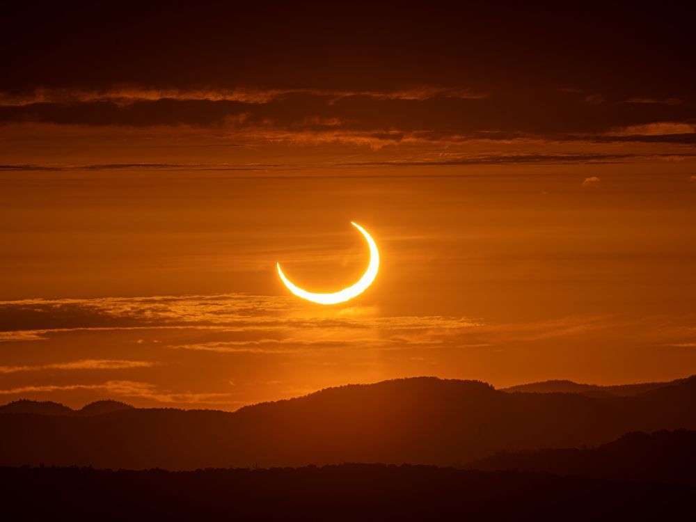 Local resident makes trip up north to catch great view of eclipse ...