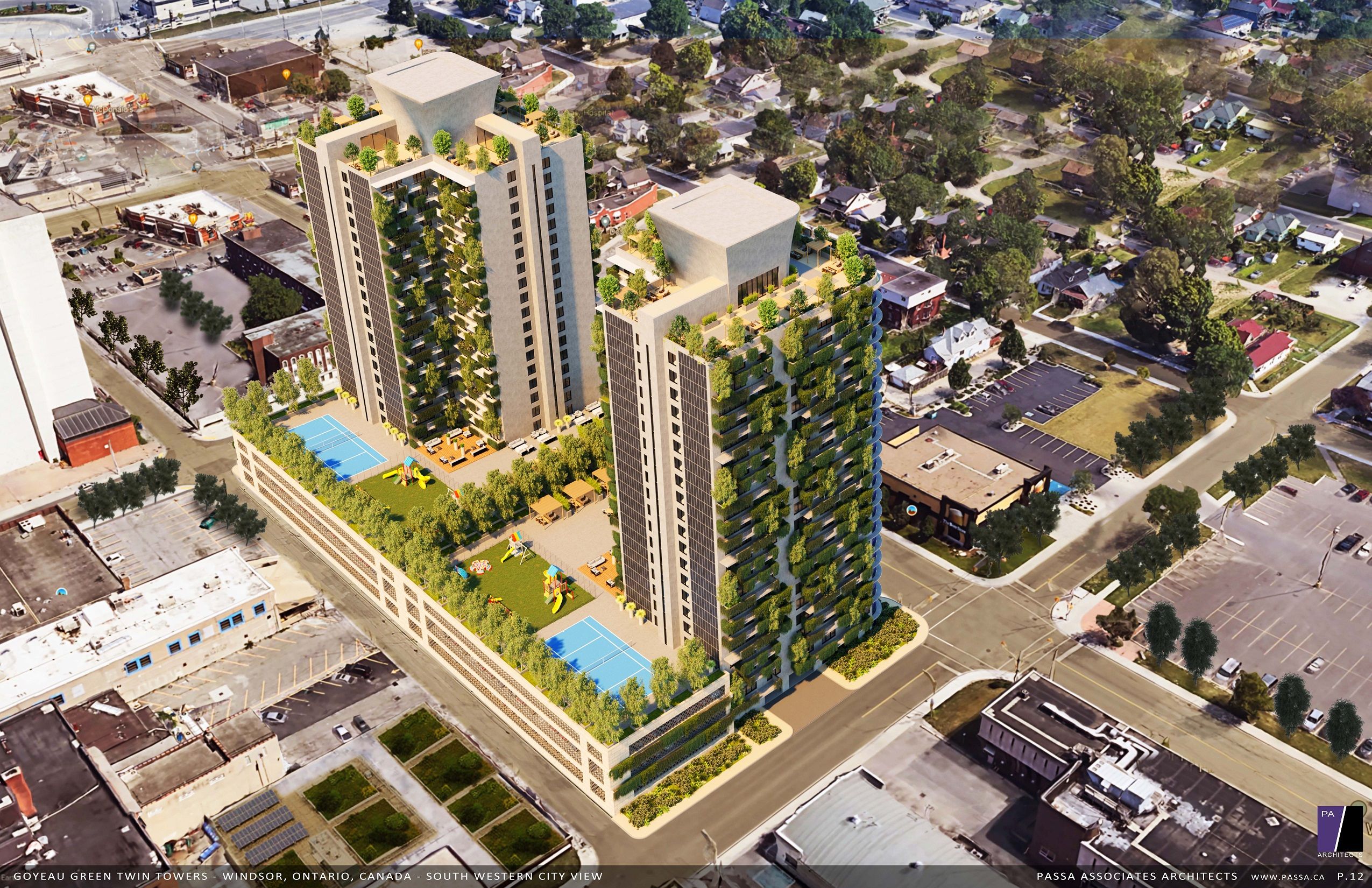 544-apartment 'vertical forest' towers planned for downtown | Windsor Star
