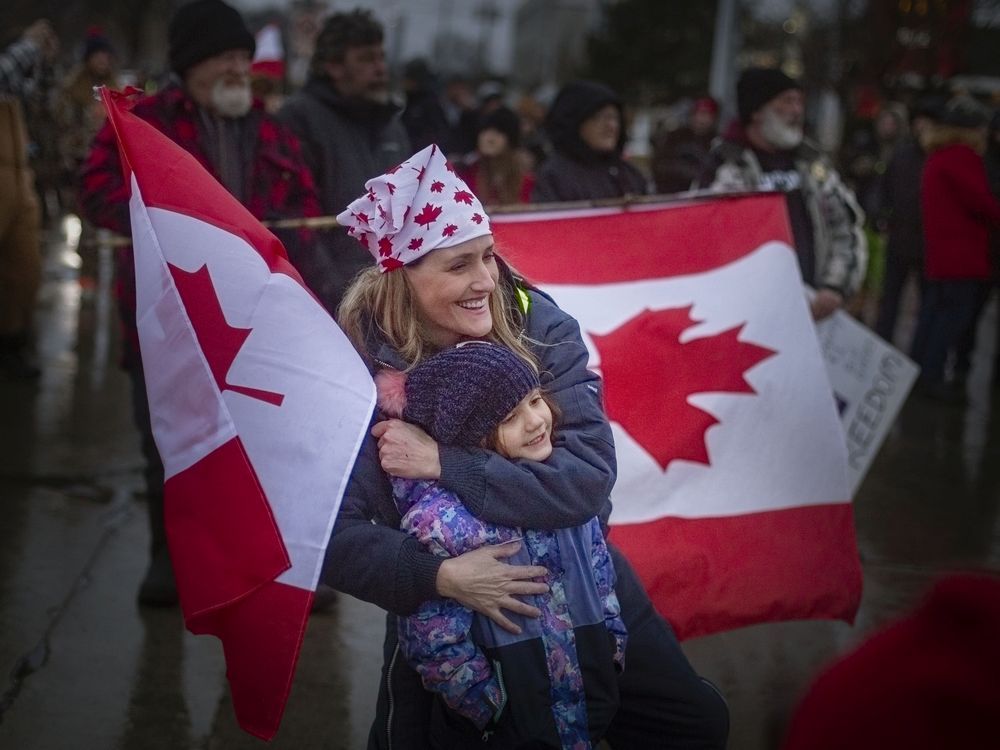 Photos: Protesters dance, pray, wave flags as injunction takes effect ...