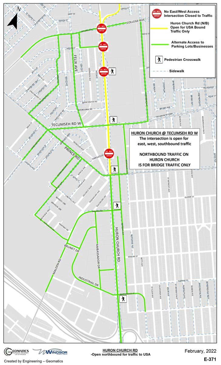 Further steps towards normal traffic on Huron Church Road | Windsor Star