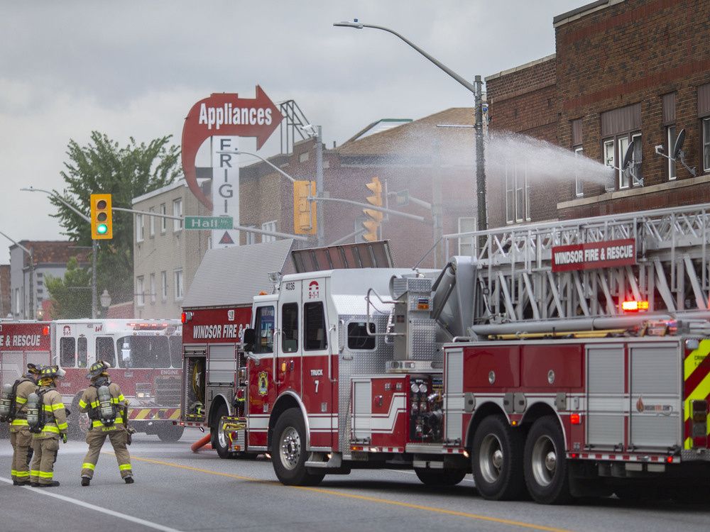 Photos: Windsor fire crews respond to Walkerville fire | Windsor Star