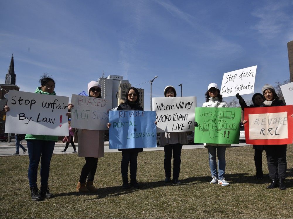 Landlords protest rental licensing pilot program | Windsor Star