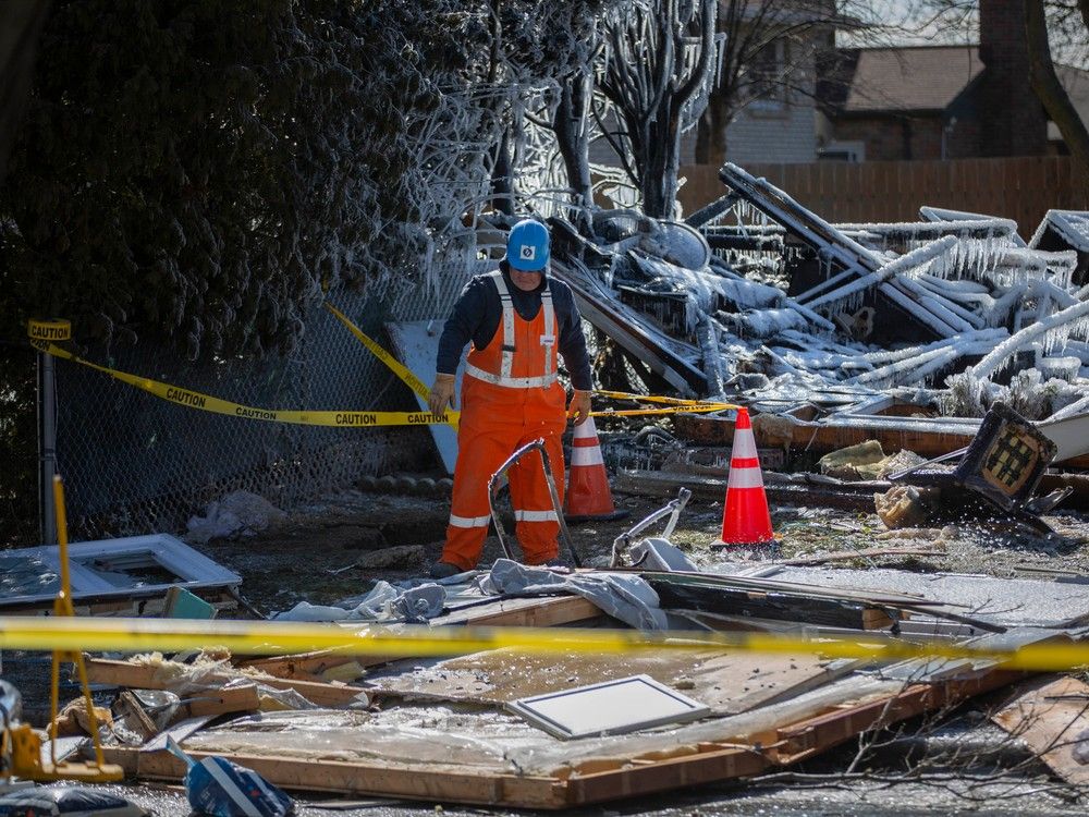 Explosion causes extensive damage to home in Forest Glade | Windsor Star